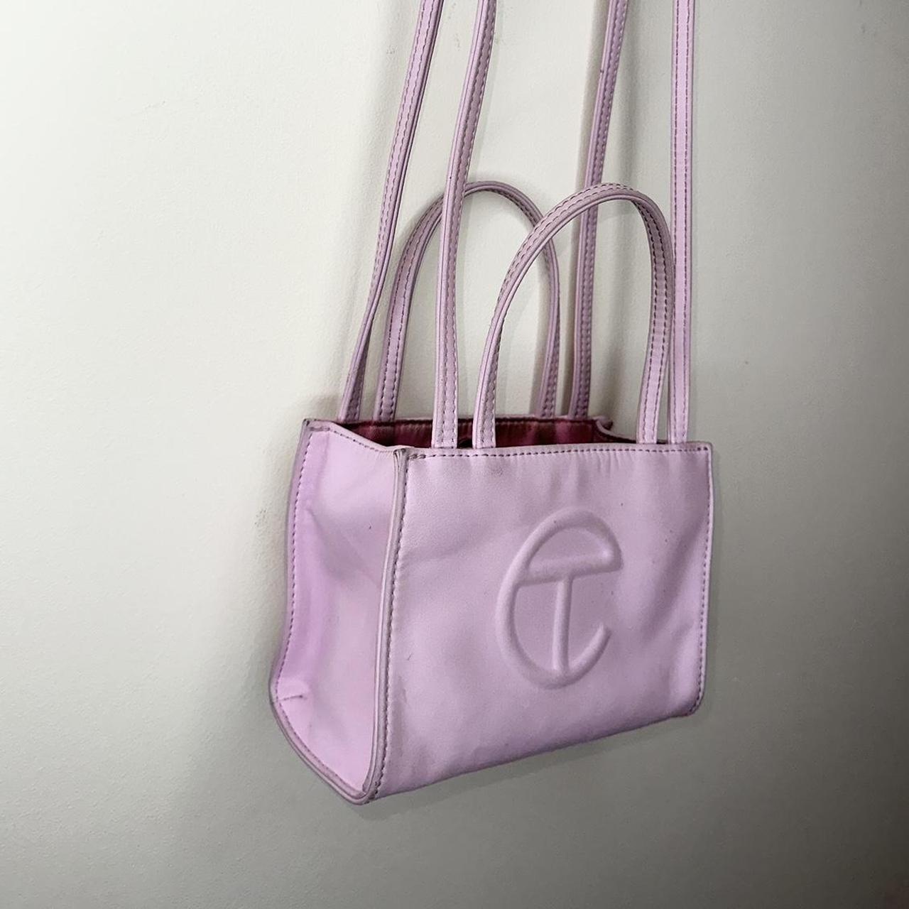 BUBBLE GUM PINK MINI TELFAR BAG 100% AUTHENTIC,... - Depop