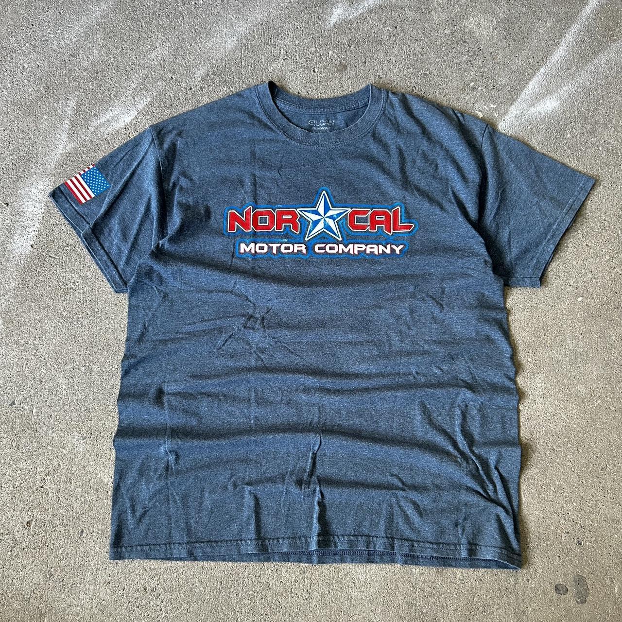 Y2K NorCal motor company tee Size large fits like... - Depop