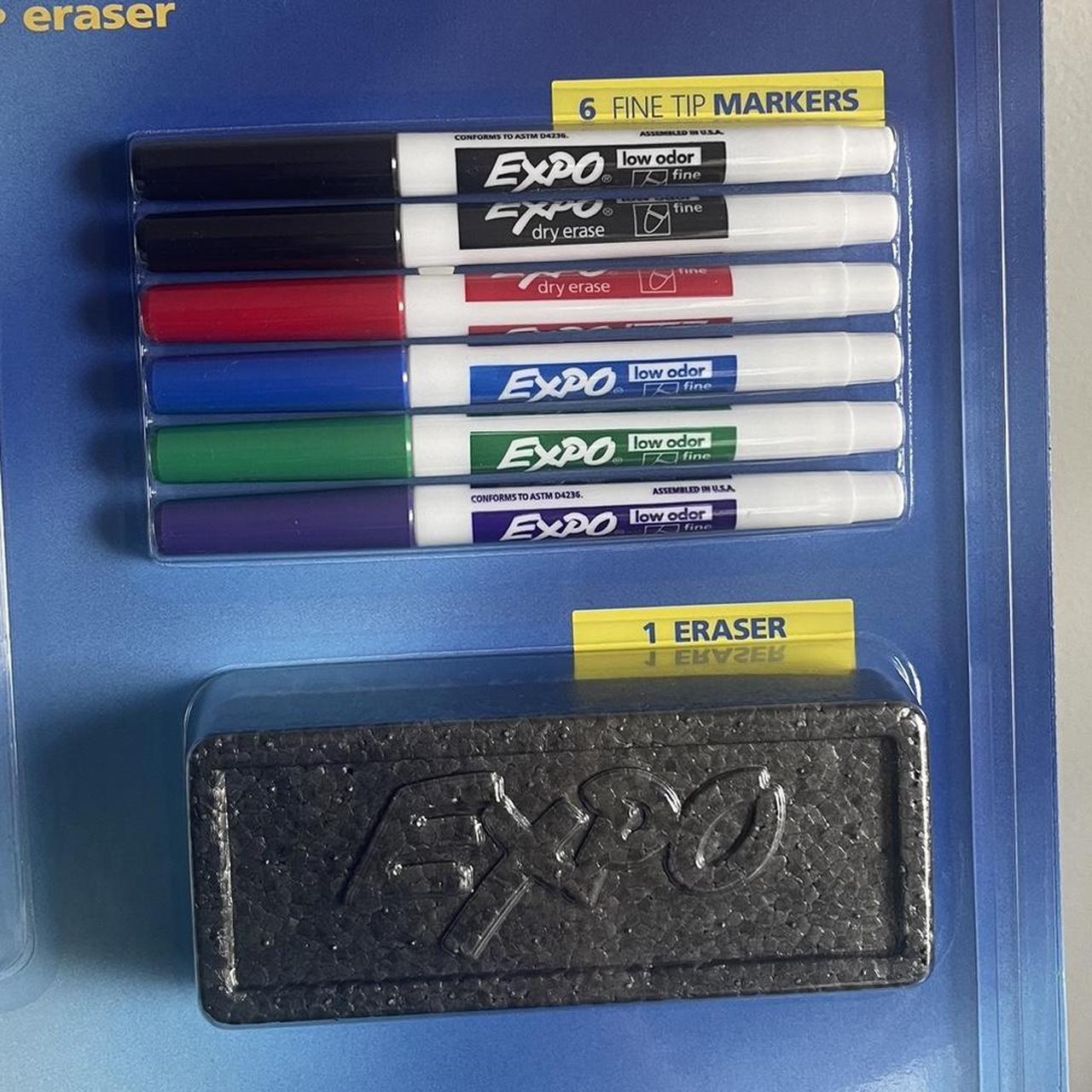 EXPO Dry Erase Set [Markers & Eraser] 21 Pieces -... - Depop