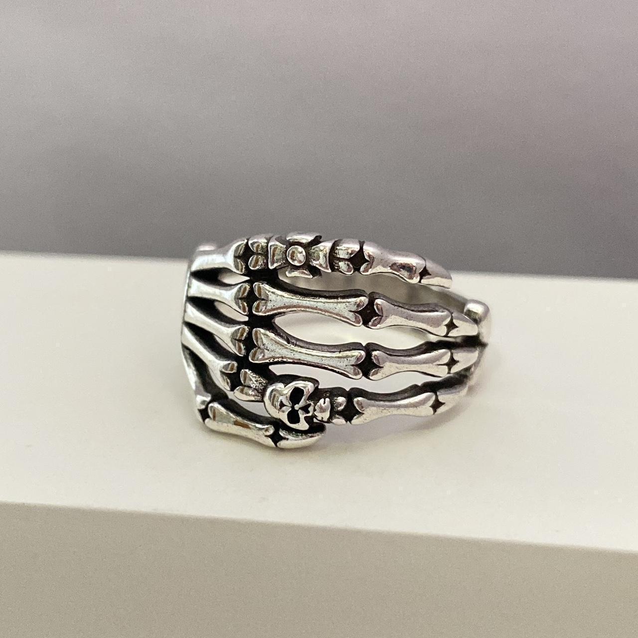 Skull Hand Ring for Men Women,Punk Hip Hop Unisex... - Depop