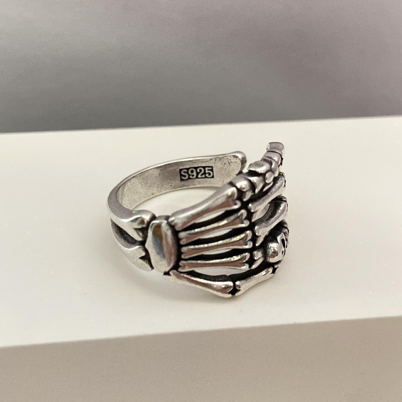 Skull Hand Ring for Men Women,Punk Hip Hop Unisex... - Depop