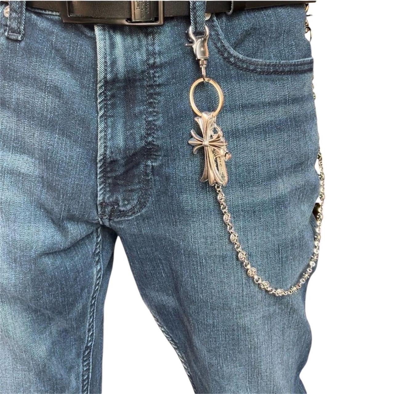 Cross Pants Chain for Men Women,Jeans Chain,Keys... - Depop