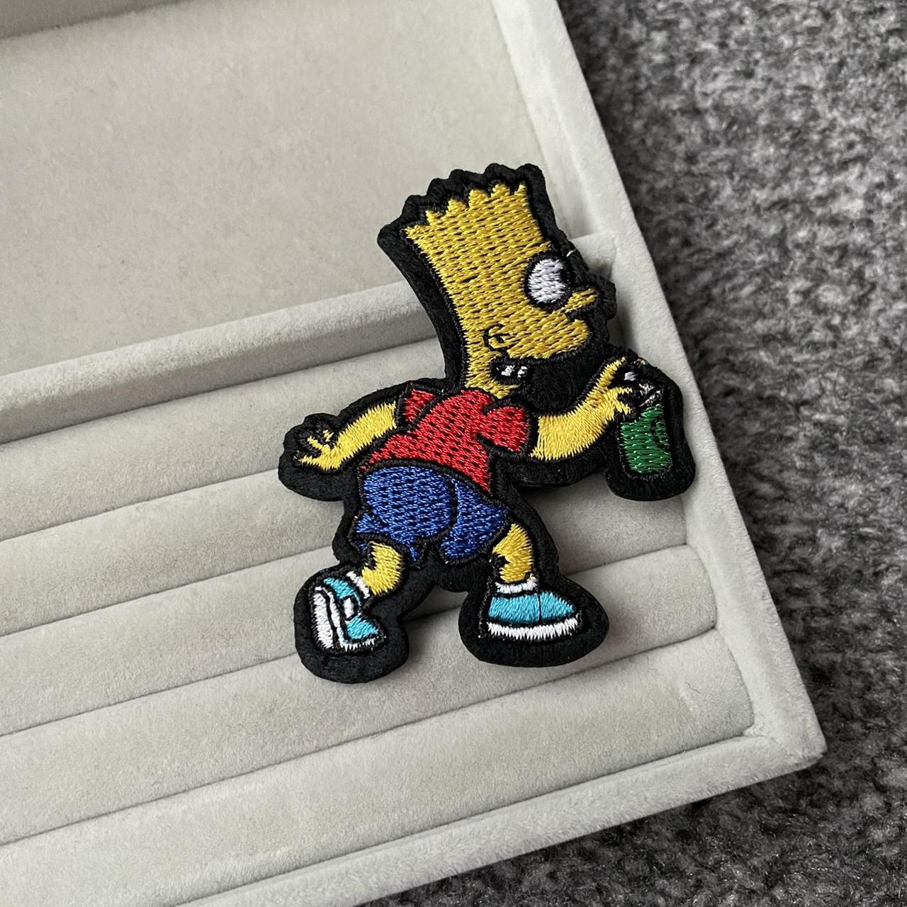Simpsons iron on patch over 500s👉🏻#patch_sht New... - Depop
