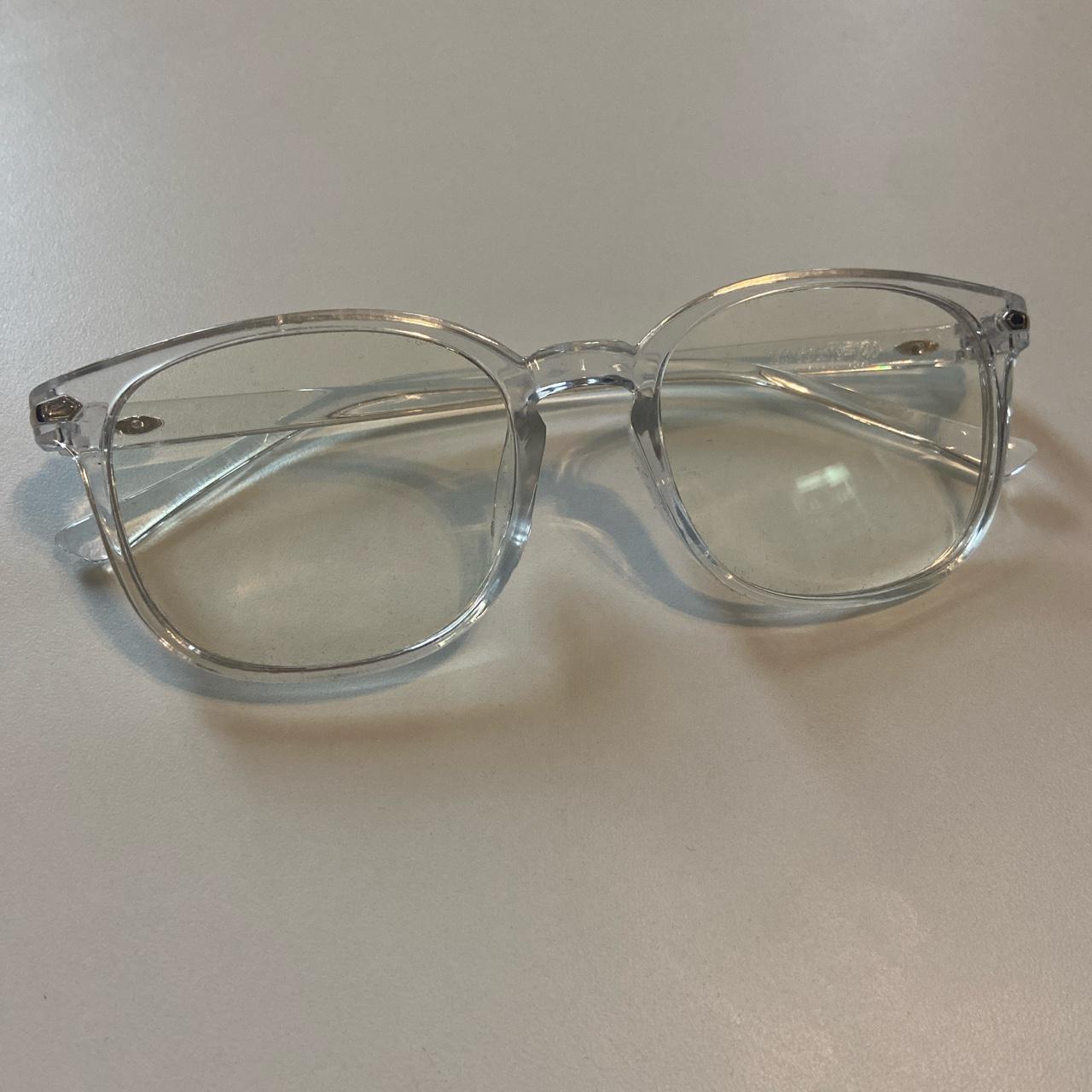 - Cute blue light clear glasses - Great quality,... - Depop