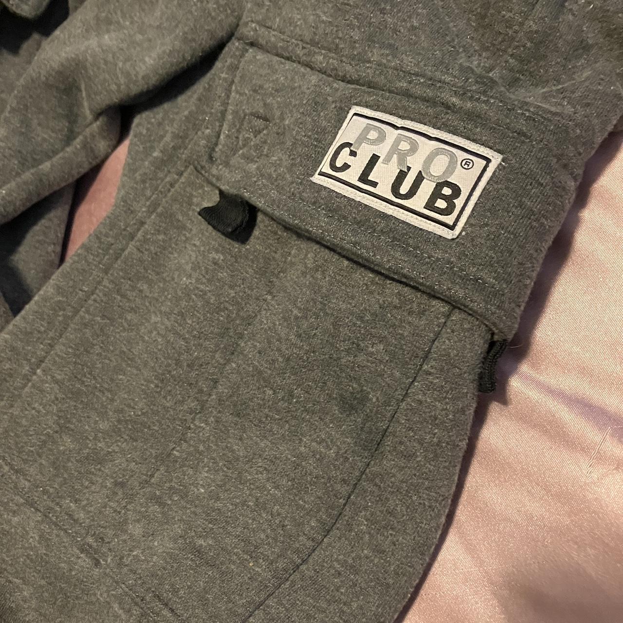 ﾟ: * ･ﾟ:Dark grey pro club sweat pants* ･ﾟ:... | Depop