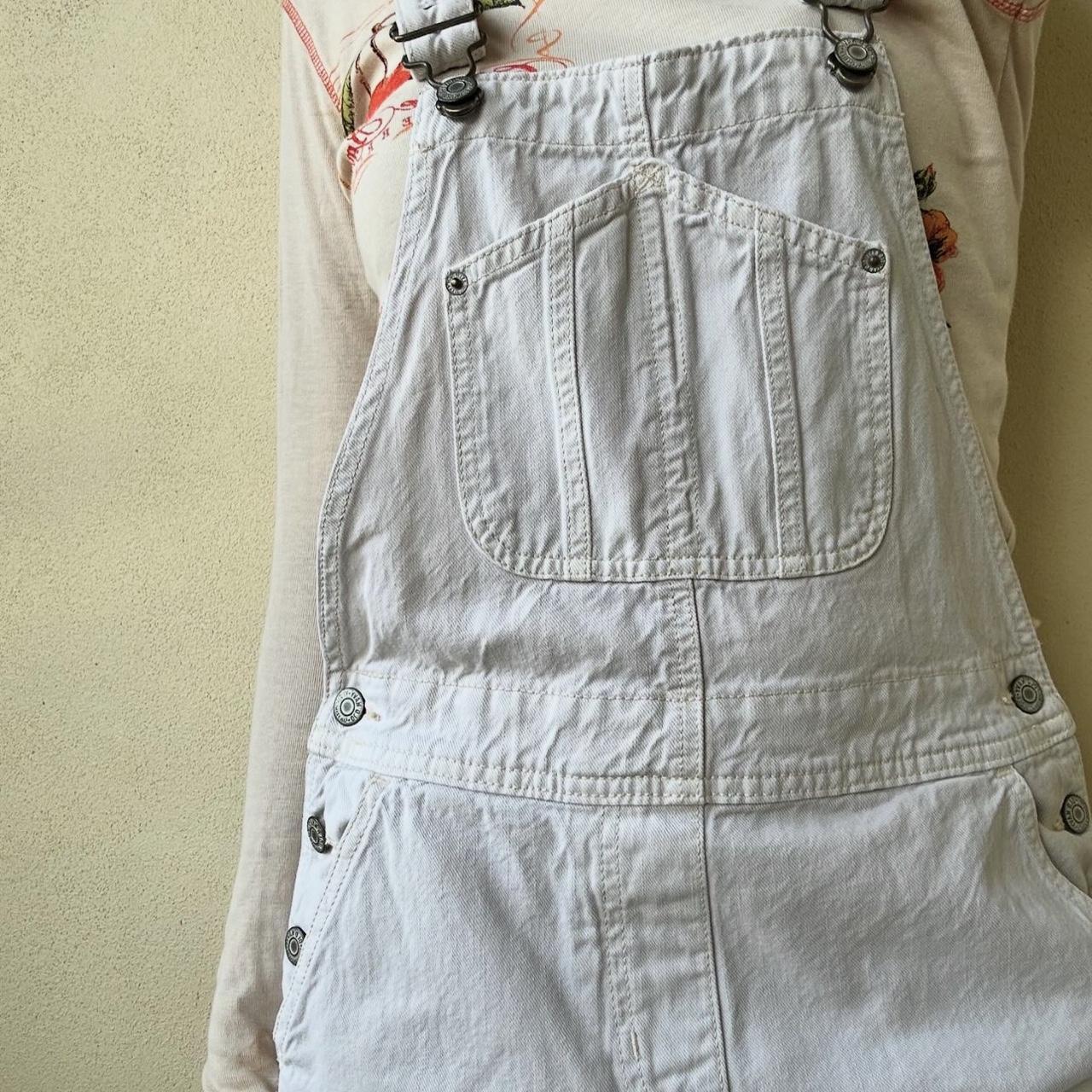 Cream overalls! The perfect farmers market... - Depop