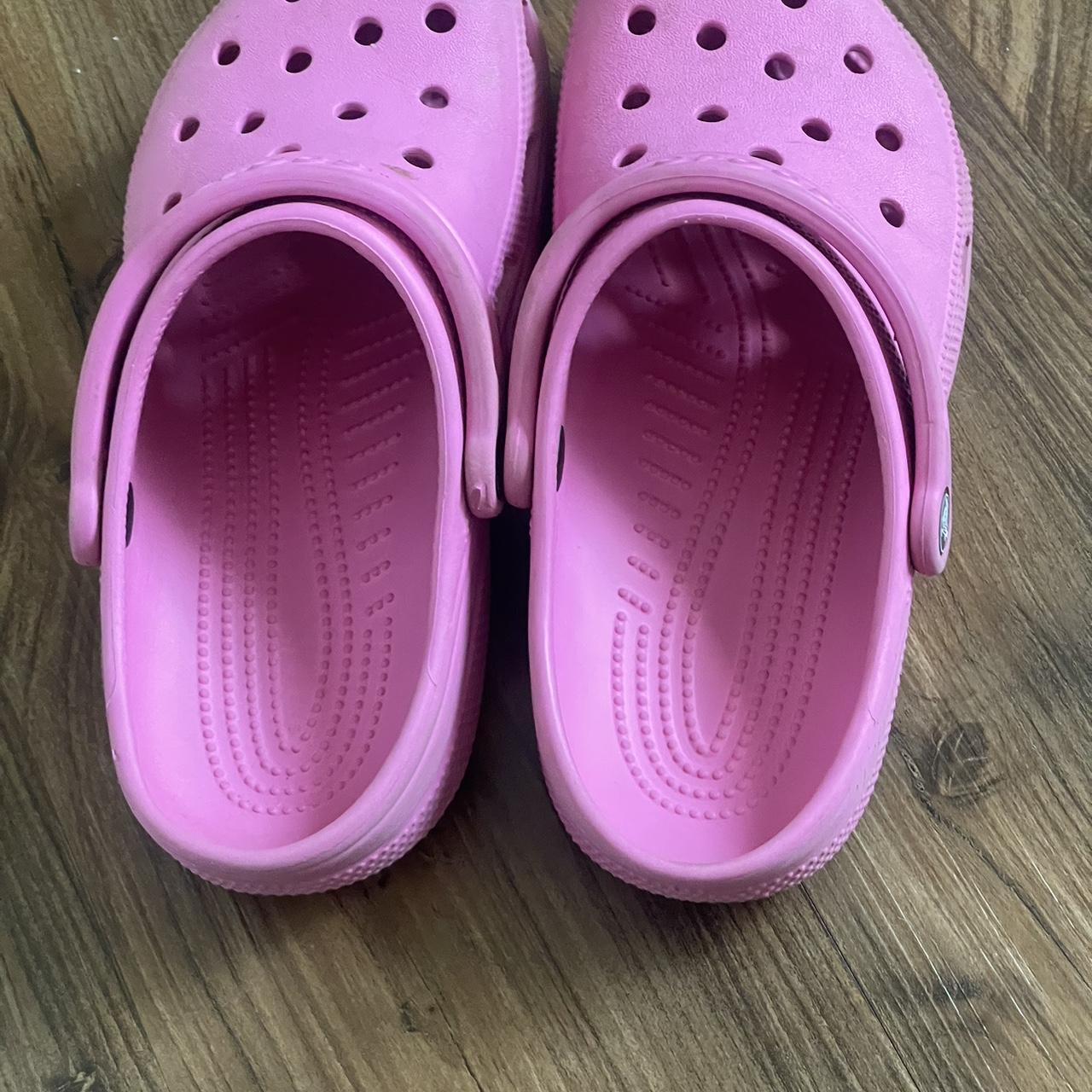 Hot Pink Crocs! Original sold for $50! A few... - Depop