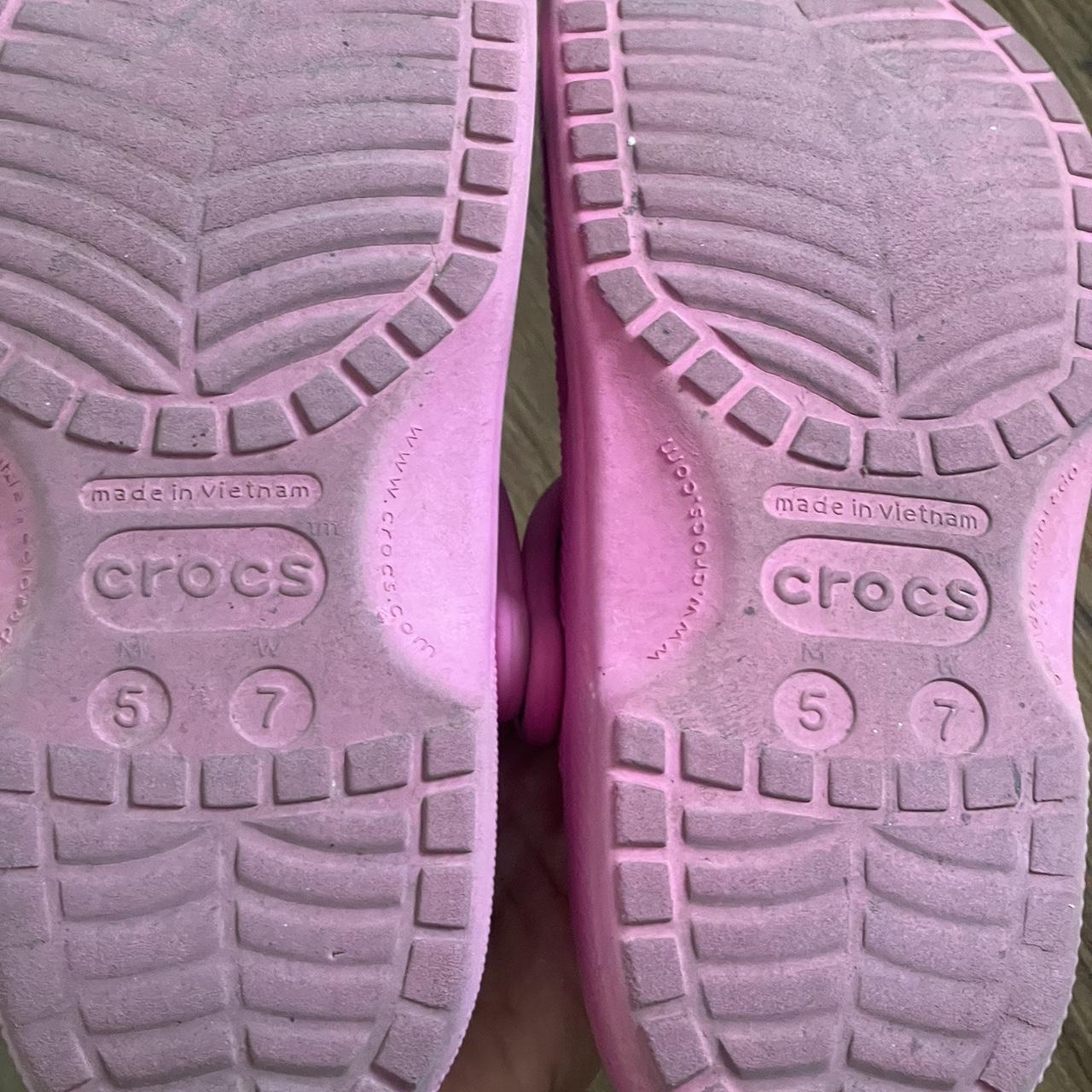 Hot Pink Crocs! Original sold for $50! A few... - Depop