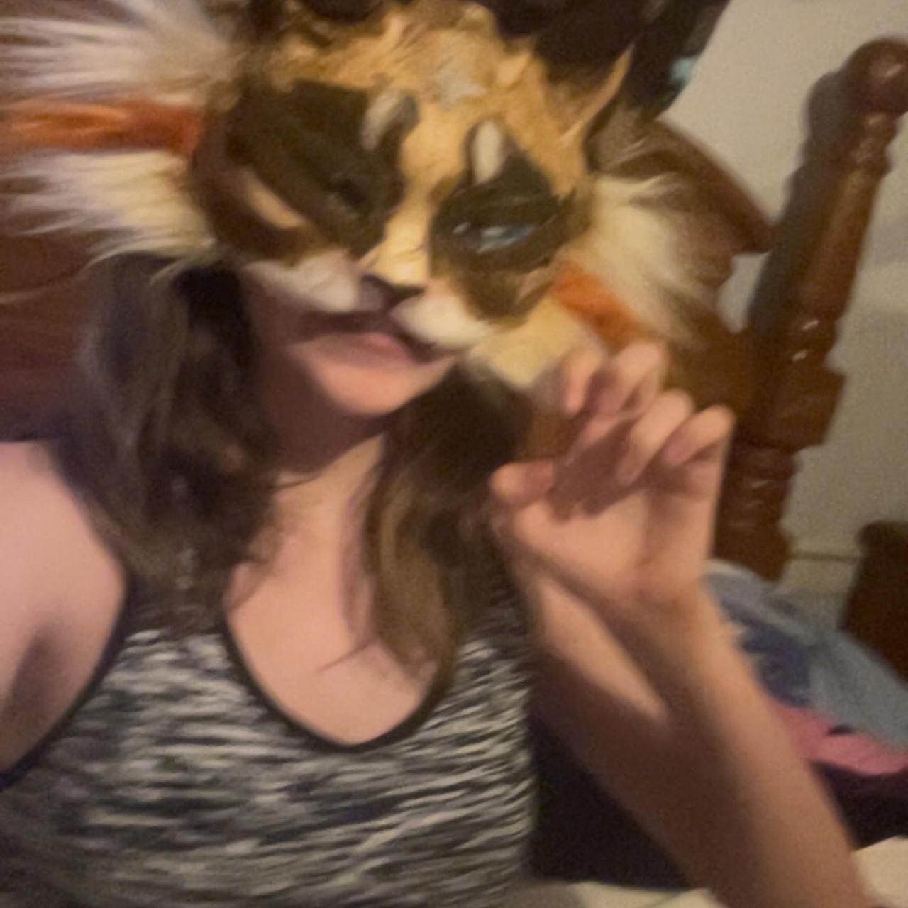 Therian mask :3 cat ple buy me broke 👉👈 #therian... | Depop