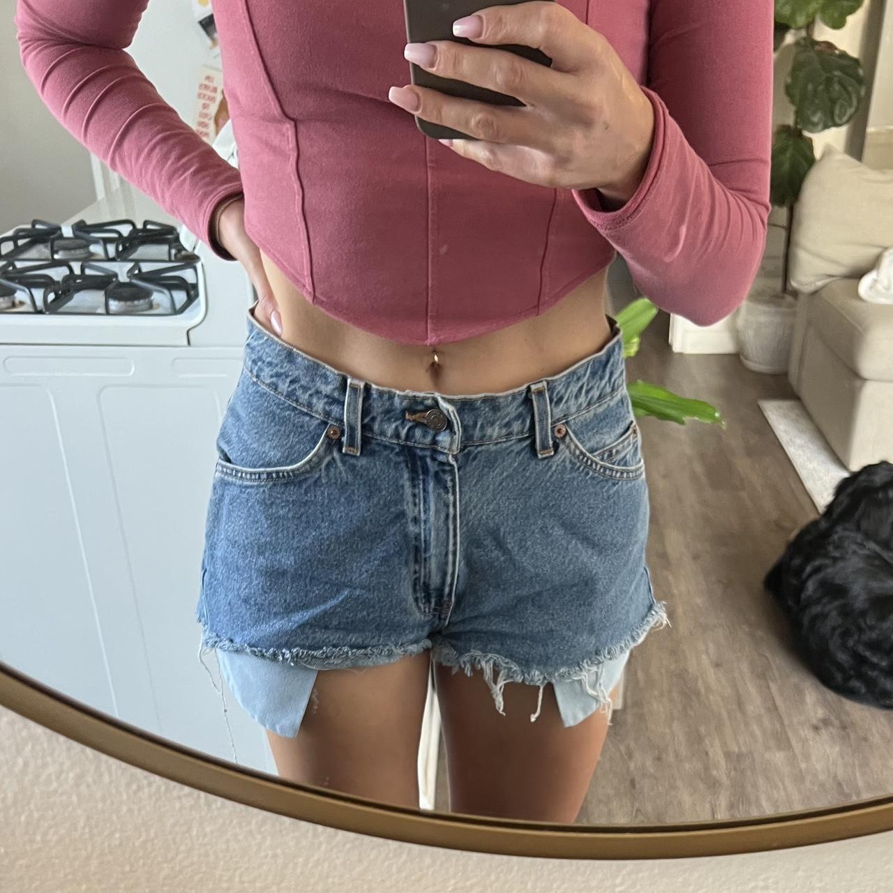 Vintage Levi’s jeans repurposed to shorts. Vintage... | Depop