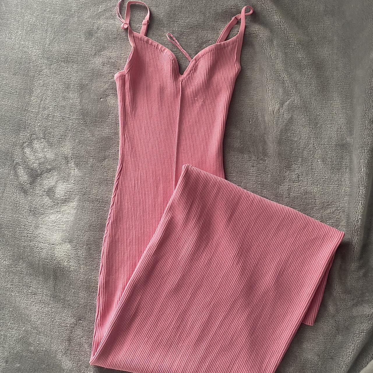 Glassons pink long maxi dress size S Would fit sizes... - Depop