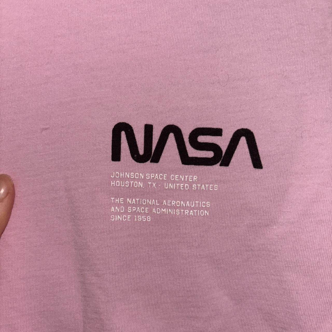 H&M Pink NASA t-shirt Brand New - never worn, had... - Depop