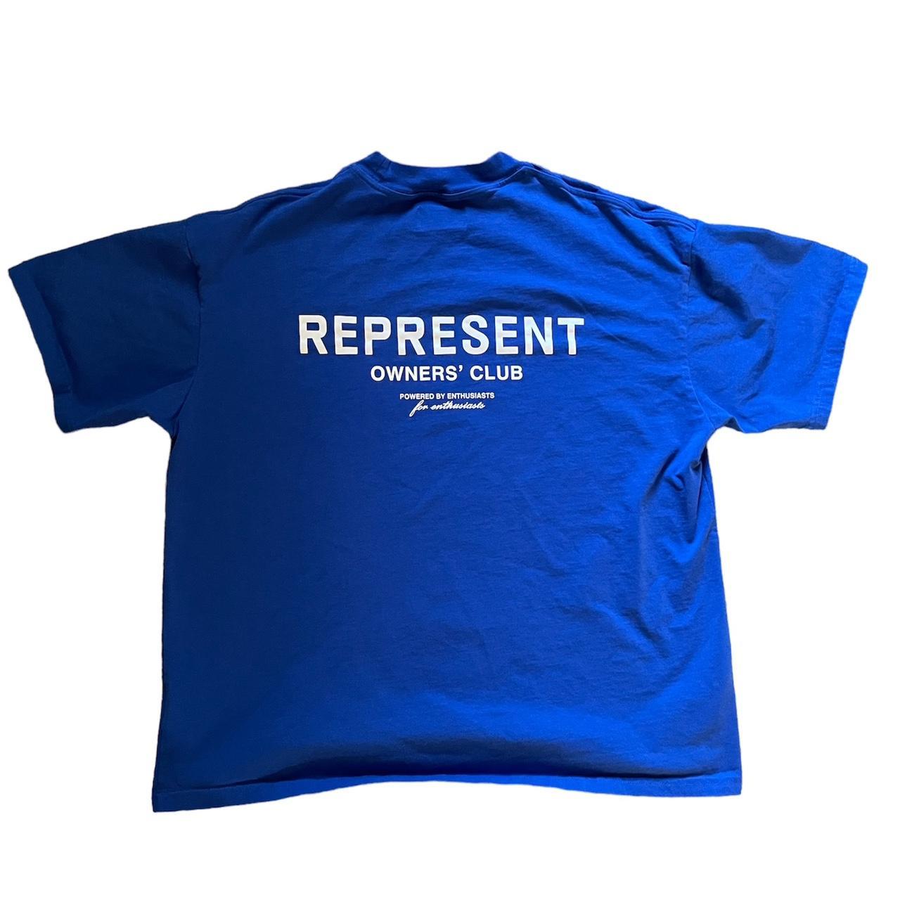 REPRESENT OWNERS CLUB BLUE TSHIRT - Depop
