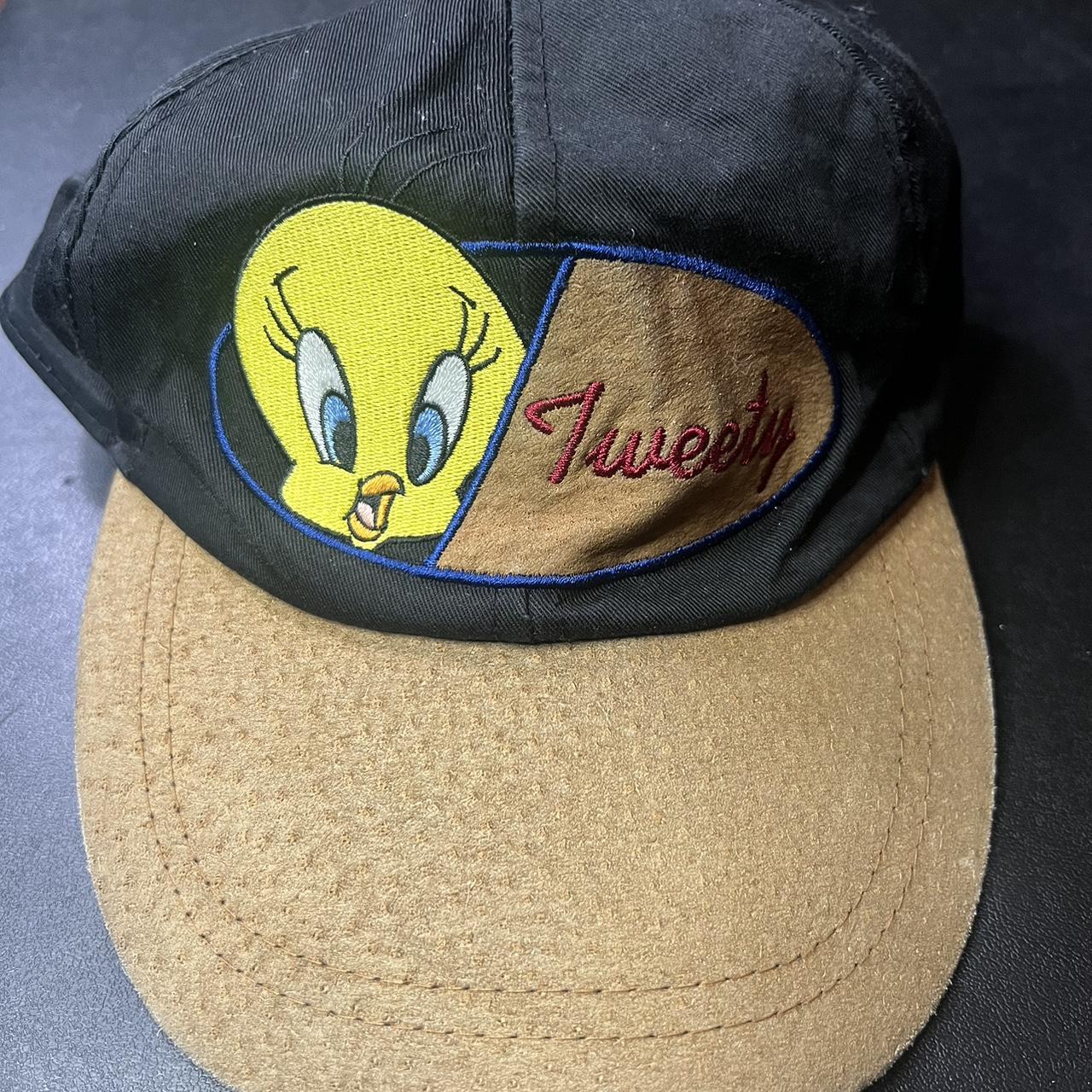 Looney Tunes Tweety Bird Hat Stretch Fit Adult - Depop
