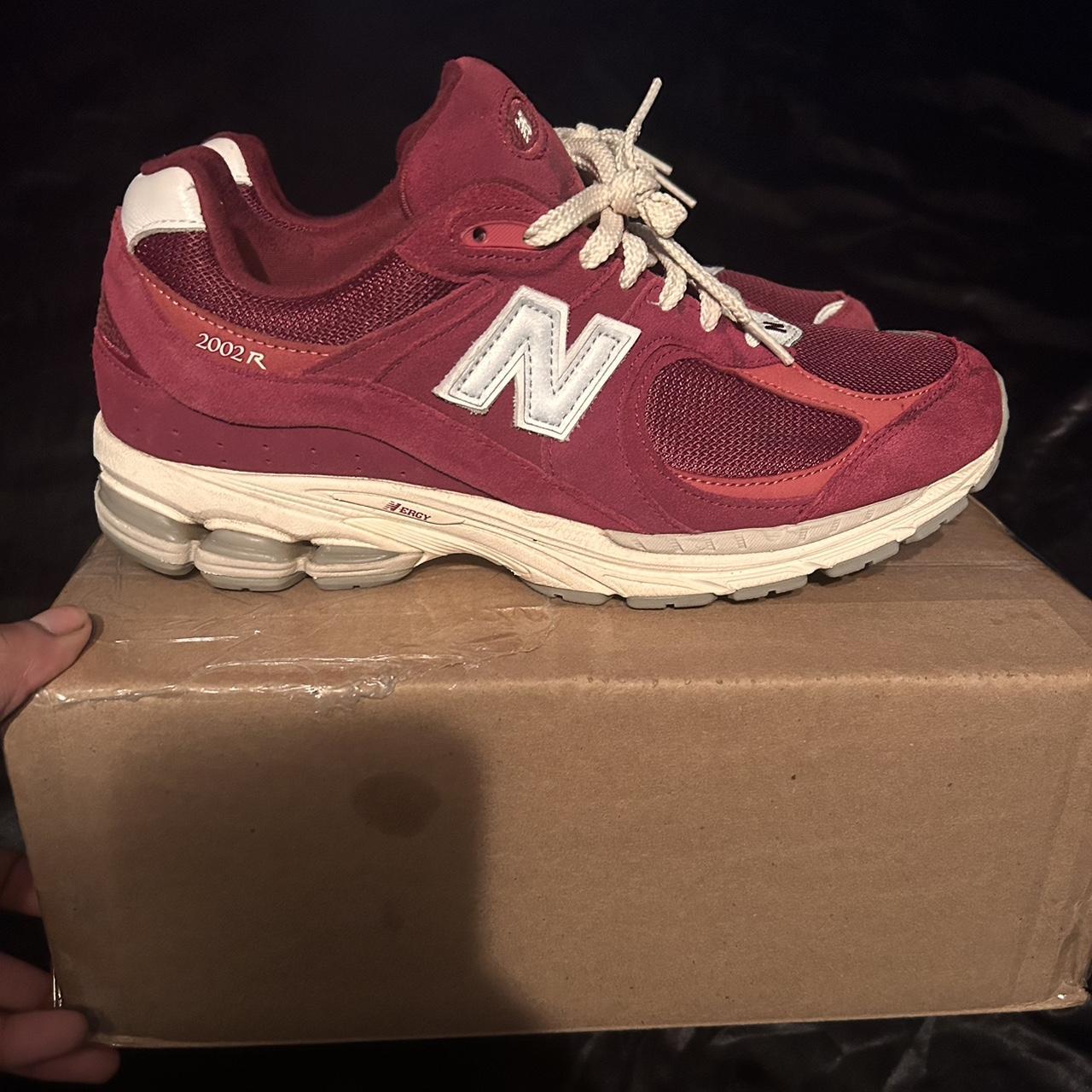New balance 2002r maroon size 12 no box - Depop