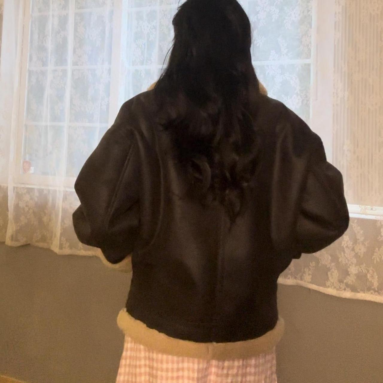 Mango oversized aviator jacket Worn twice - perfect... - Depop