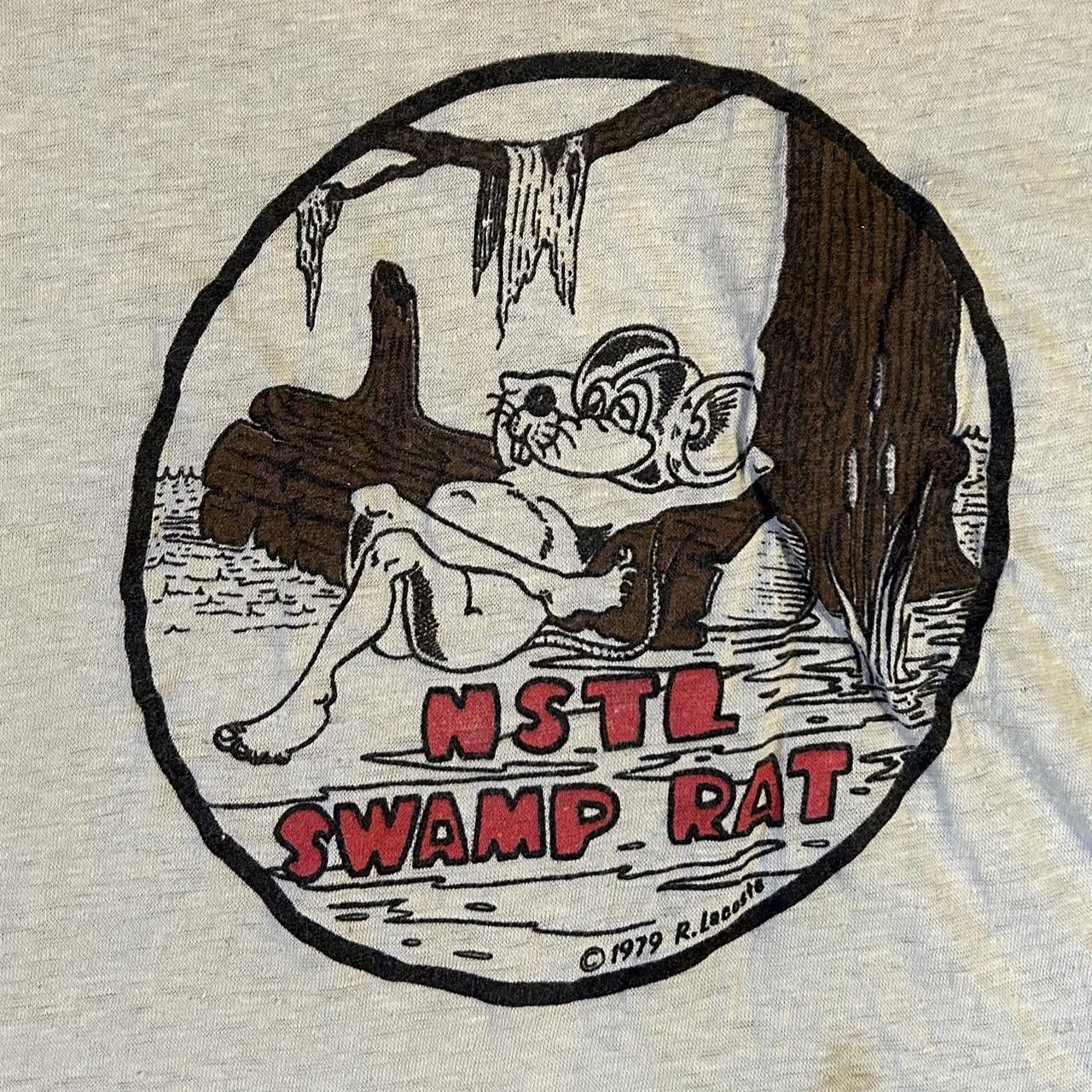 VTG- 1970s NSTL Swamp Rat T Shirt Size L #1970s... - Depop