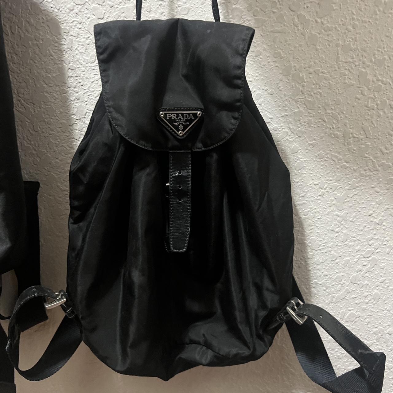 Prada Mini Backpack (can fit a macbook) - Depop