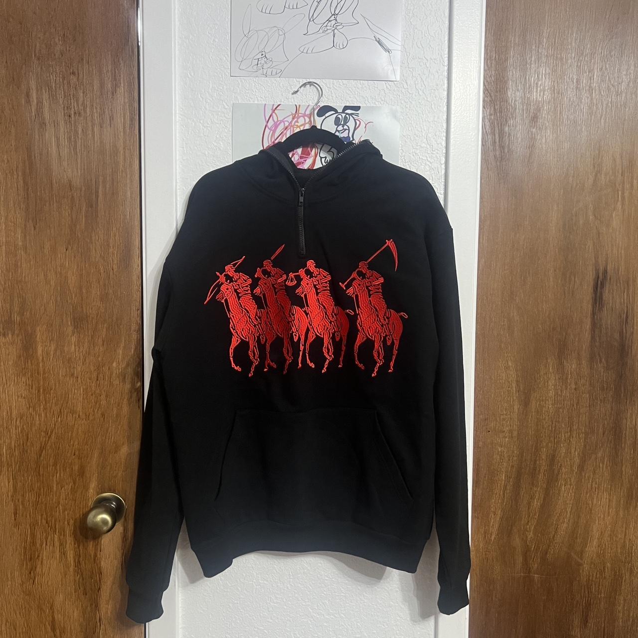 Random Full Zip Gimp Hoodie - Depop