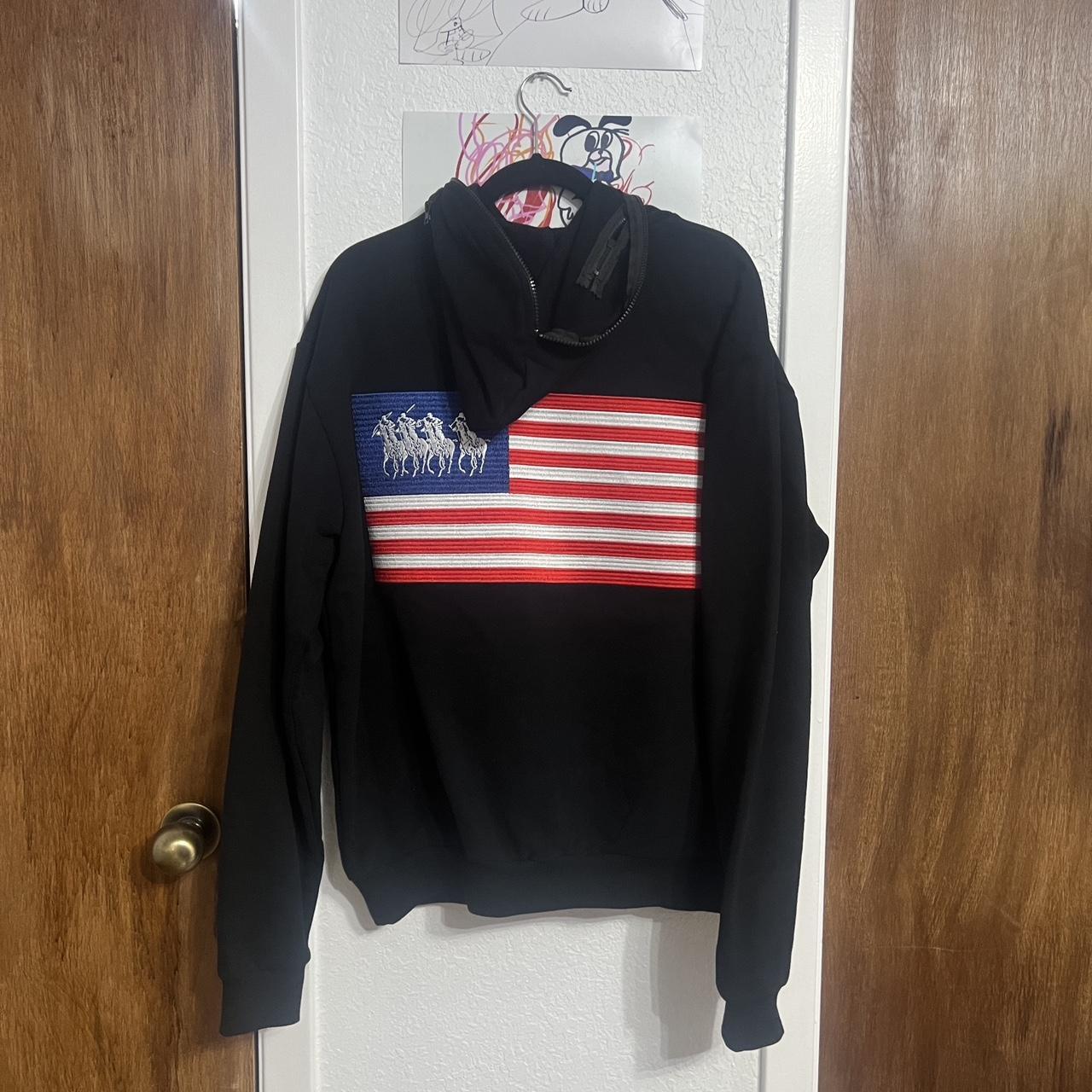 Random Full Zip Gimp Hoodie - Depop