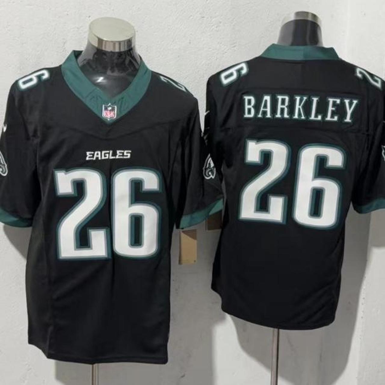 Black and green Philadelphia Eagles jersey saquen... - Depop