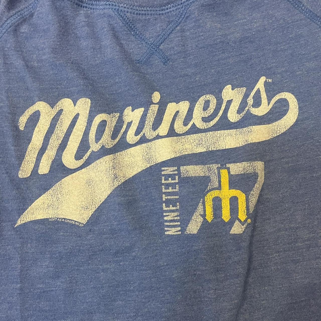 vintage seattle mariners long-sleeve 70’s... - Depop