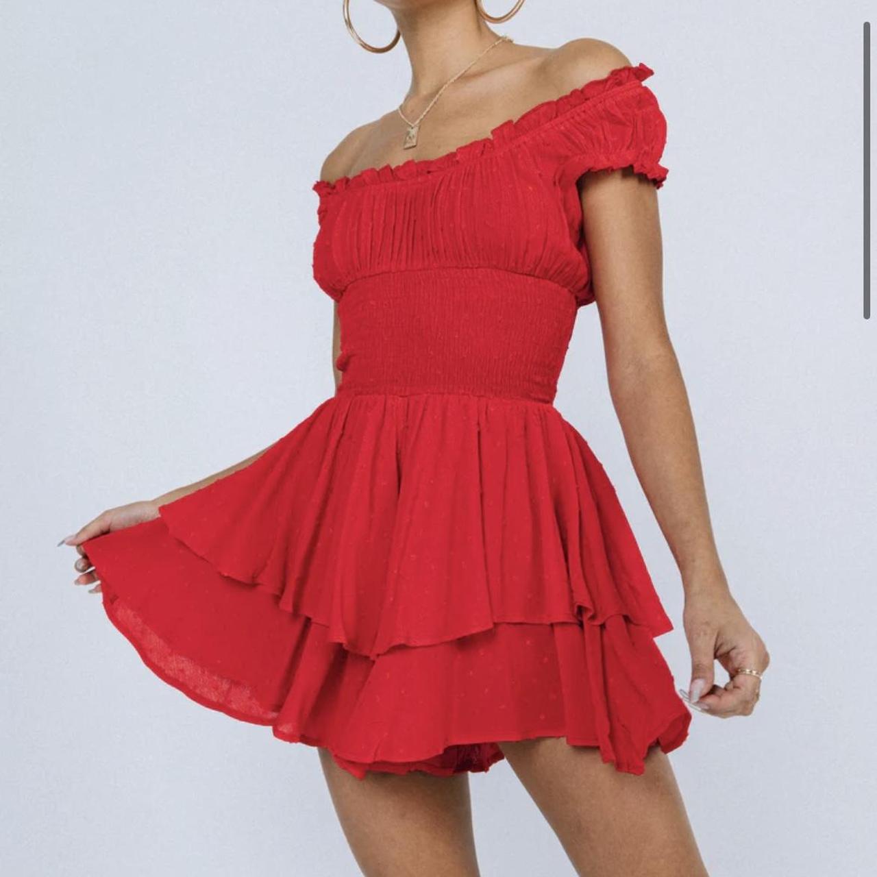 PRINCESS POLY - THE LOVE GALORE ROMER RED ⚔️... - Depop