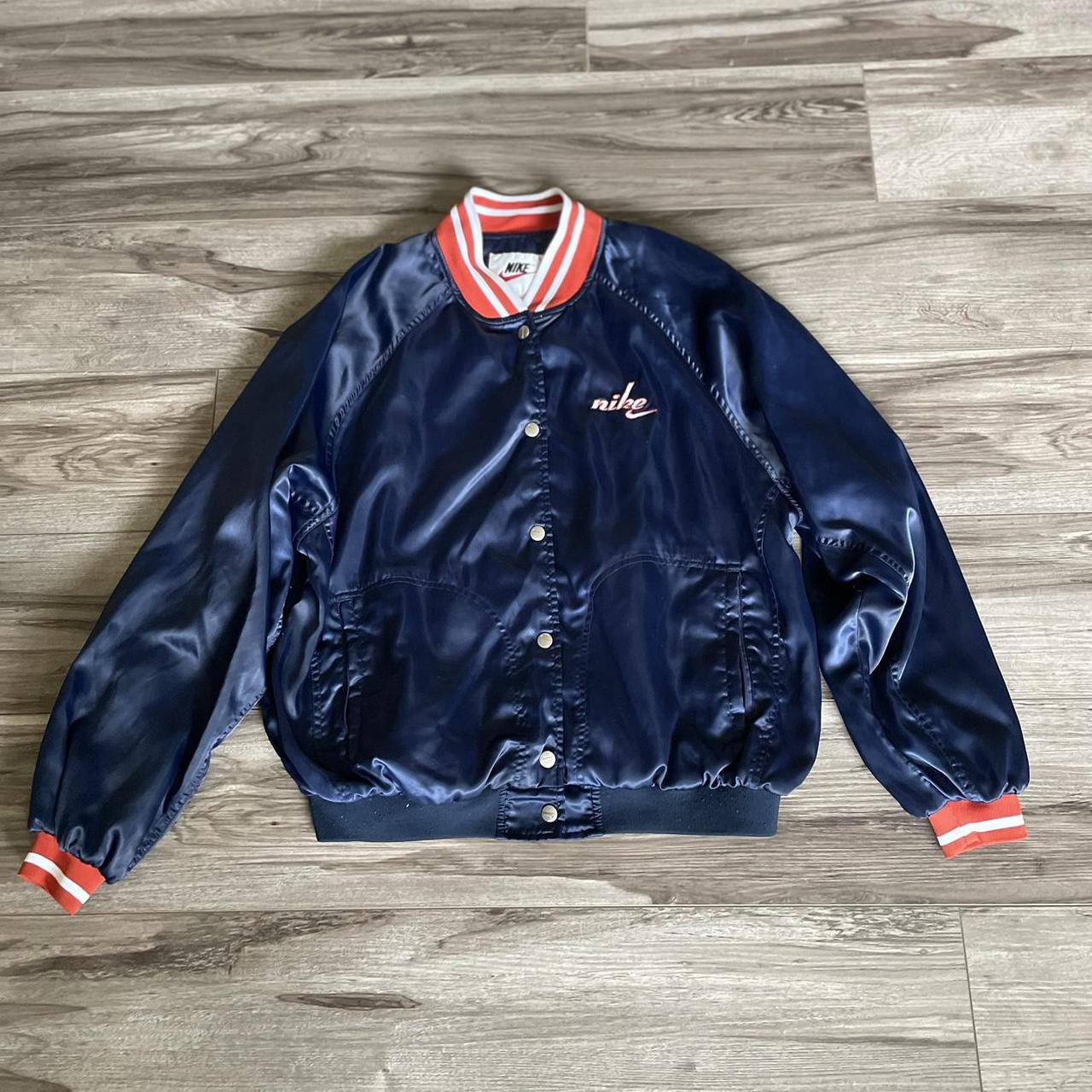Nike varsity-jacket-vintage - Depop Nike varsity-jacket-vintage - Depop