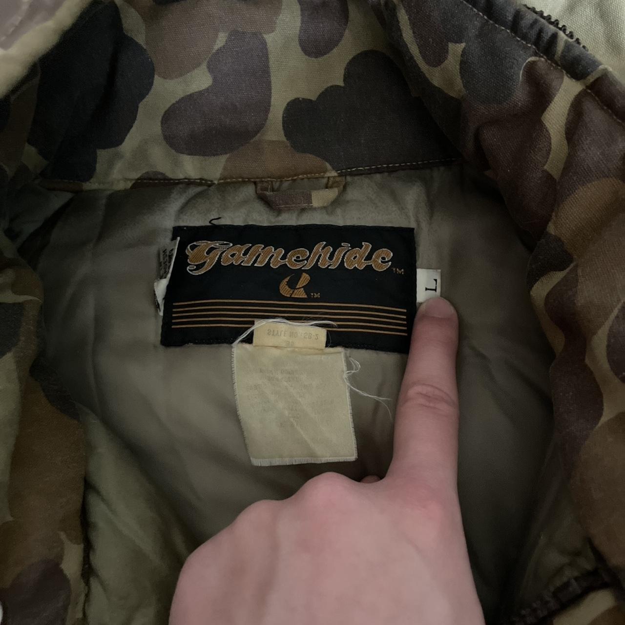 Vintage 1980s Gamehide Hunting Bomber Jacket Duck... - Depop