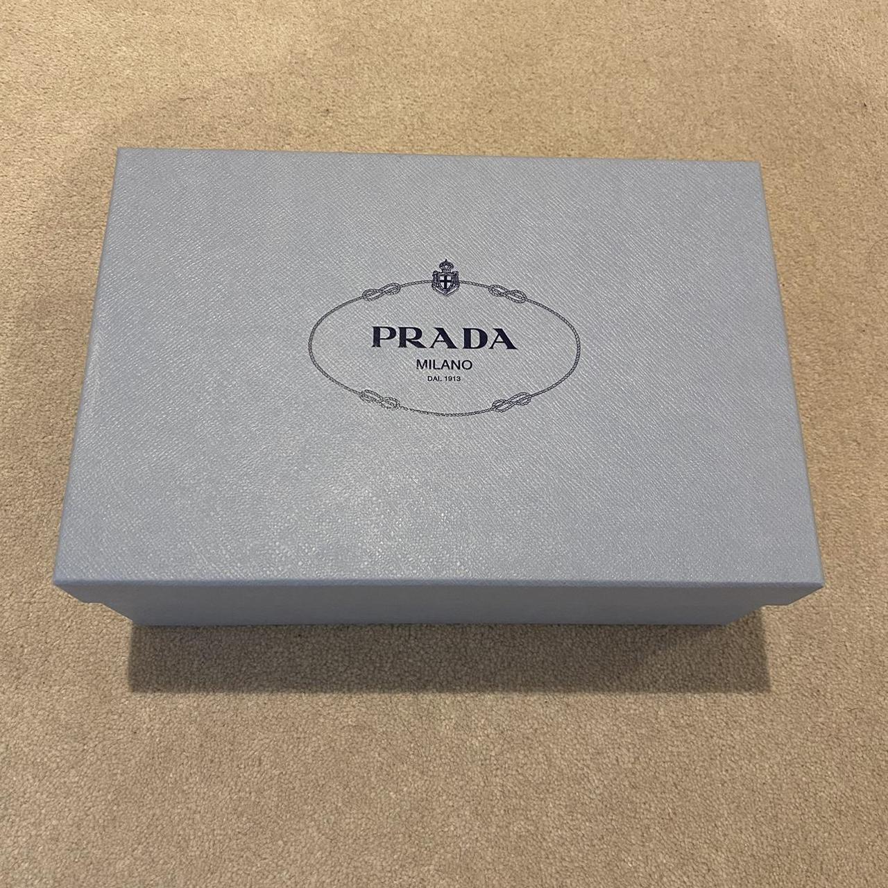 New season prada box. Shoe box. Blue. Brand... - Depop