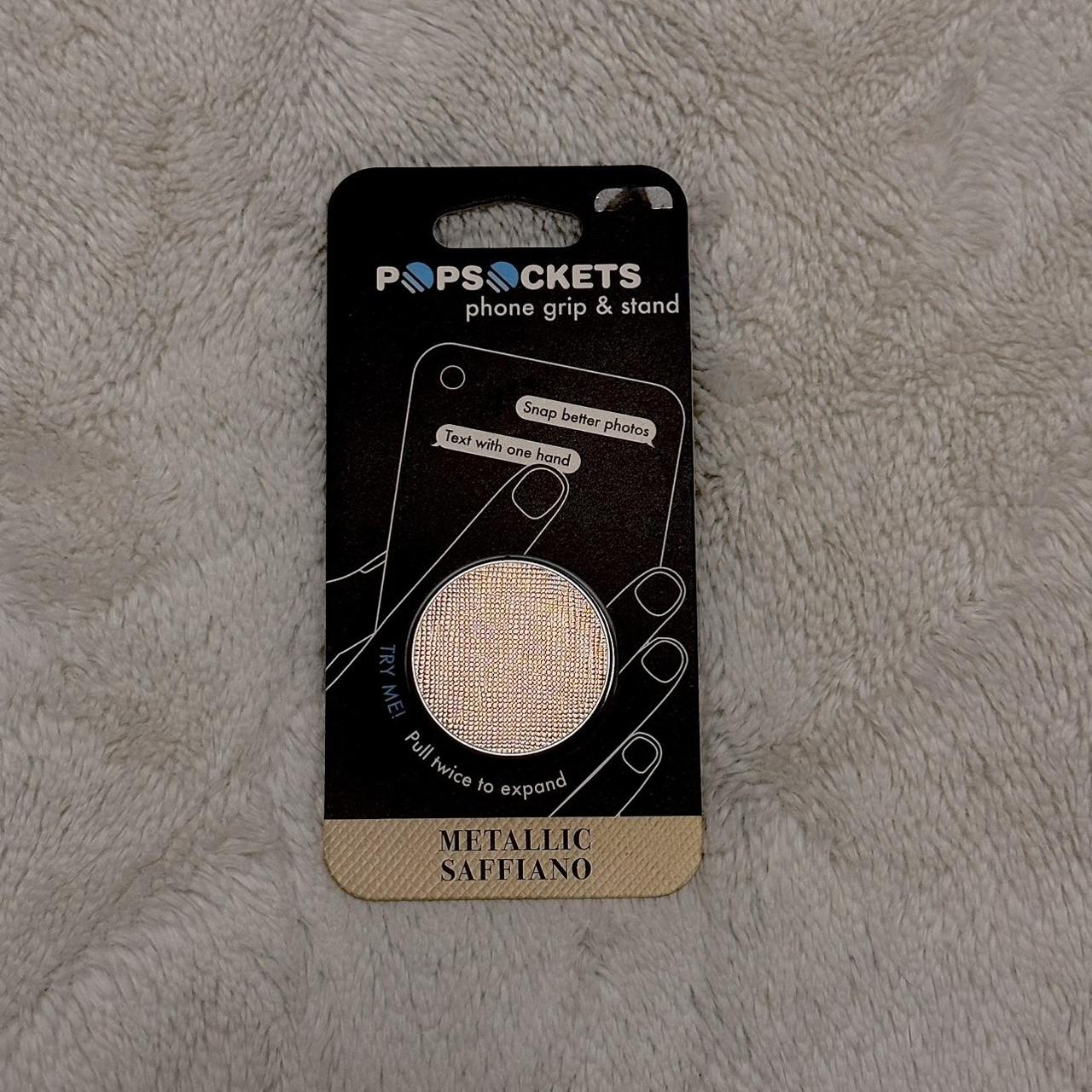 Gold/rose gold, pop socket. - Depop