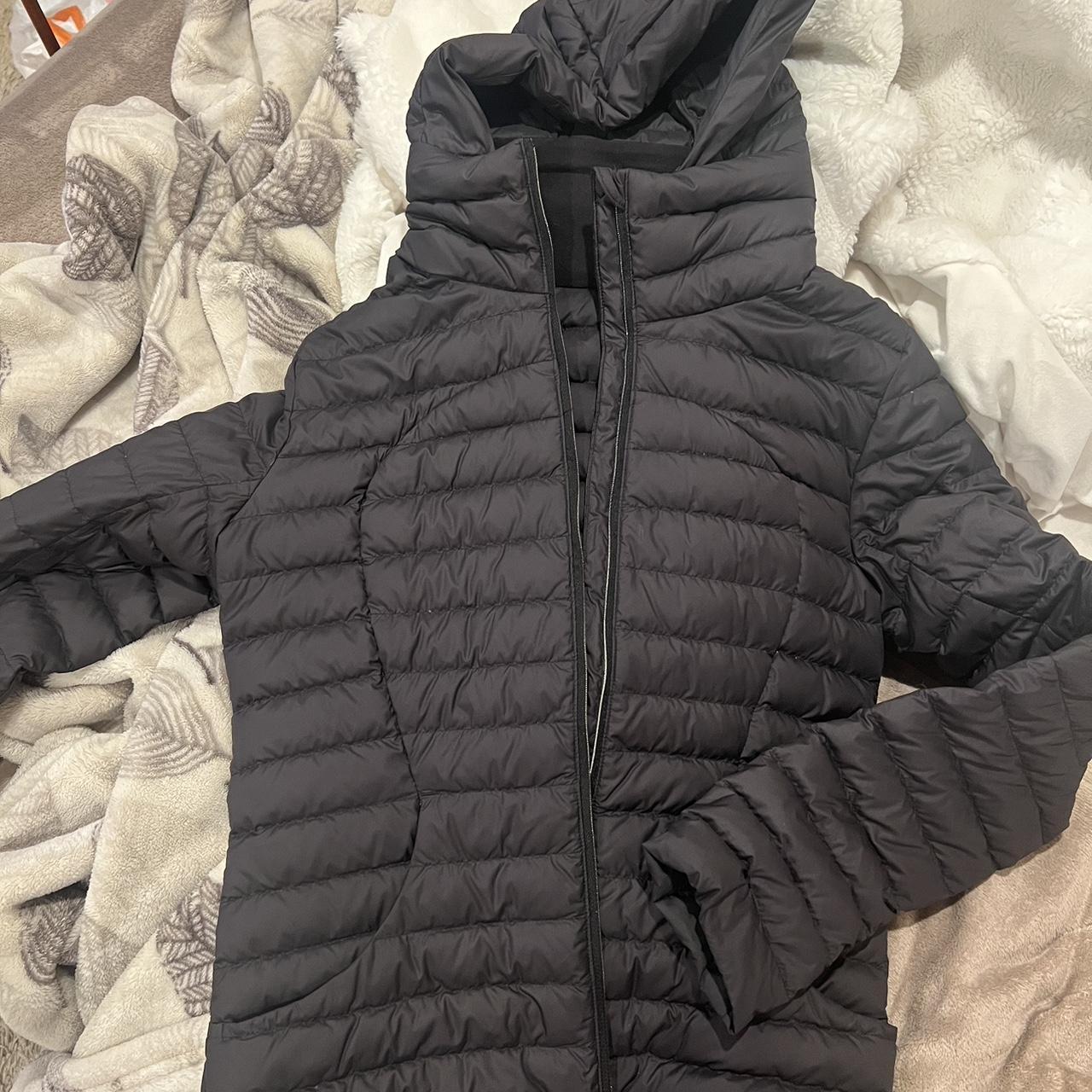 lululemon light puffer jacket size 8 but fits more... - Depop