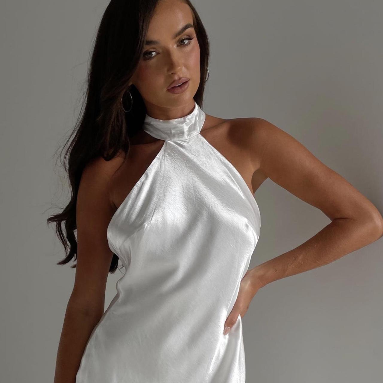 Meshki mini white dress size XS! Bought for my... - Depop