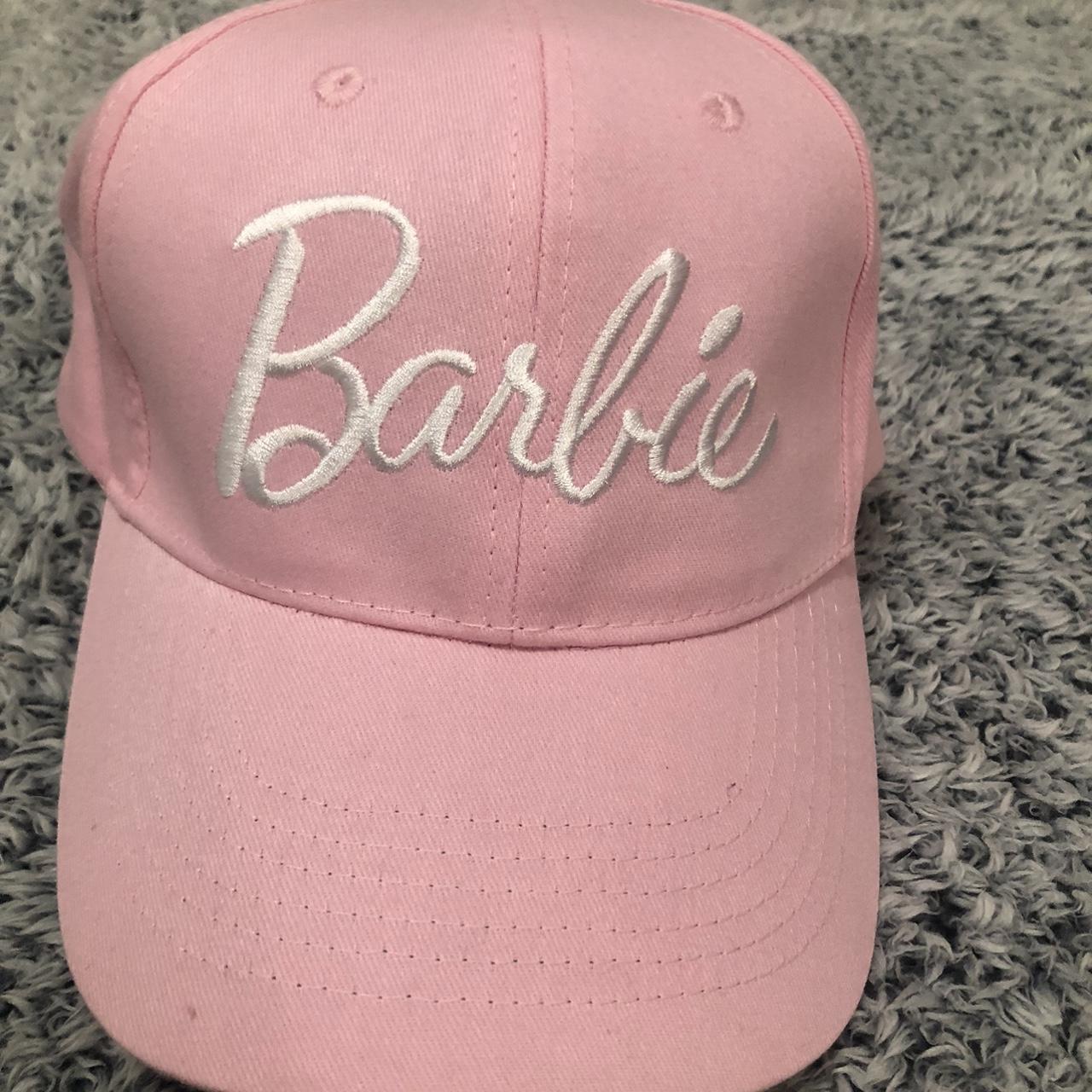 Barbie Women's Pink Hat | Depop