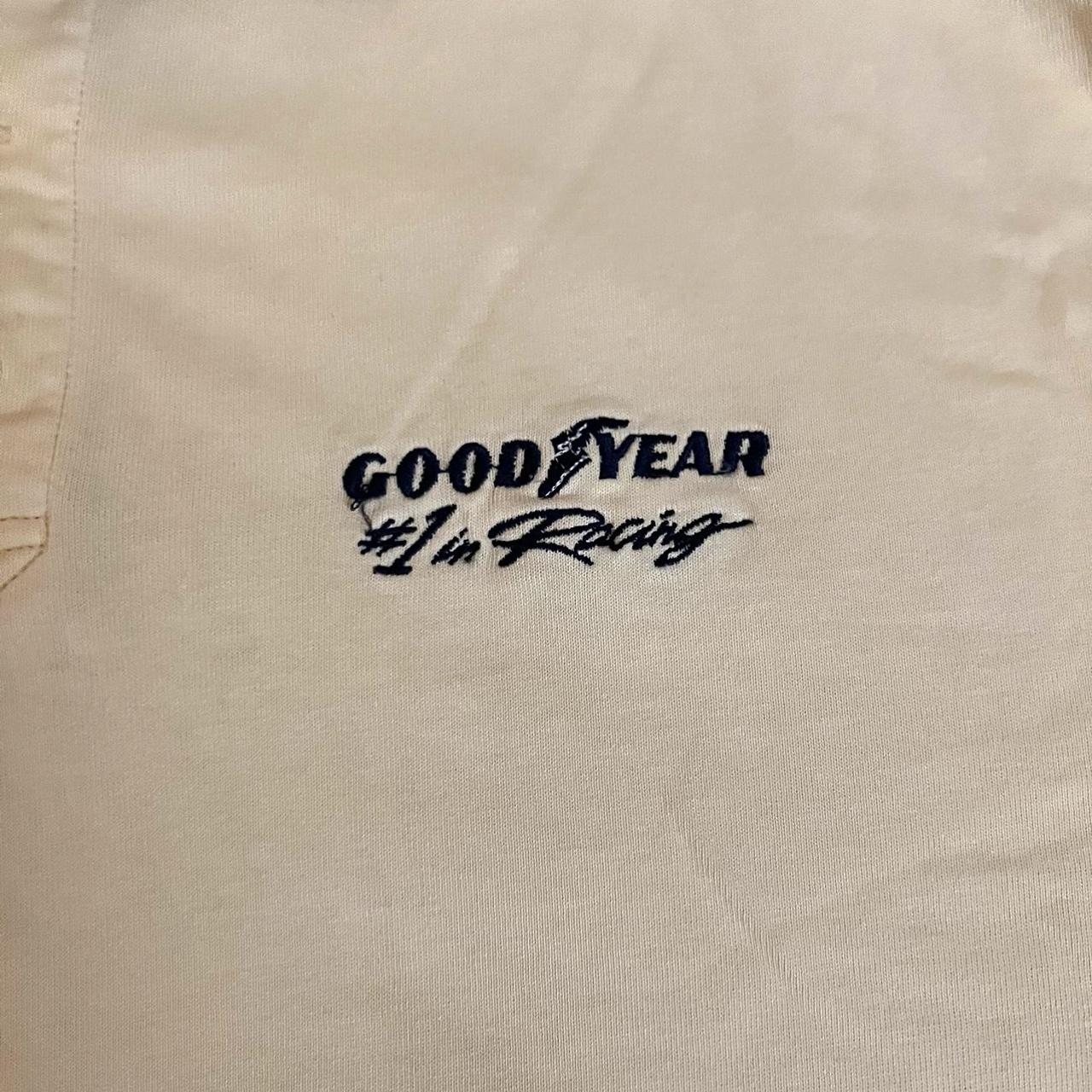 Goodyear #1 In Racing Embroidered Polo. Fits like... - Depop