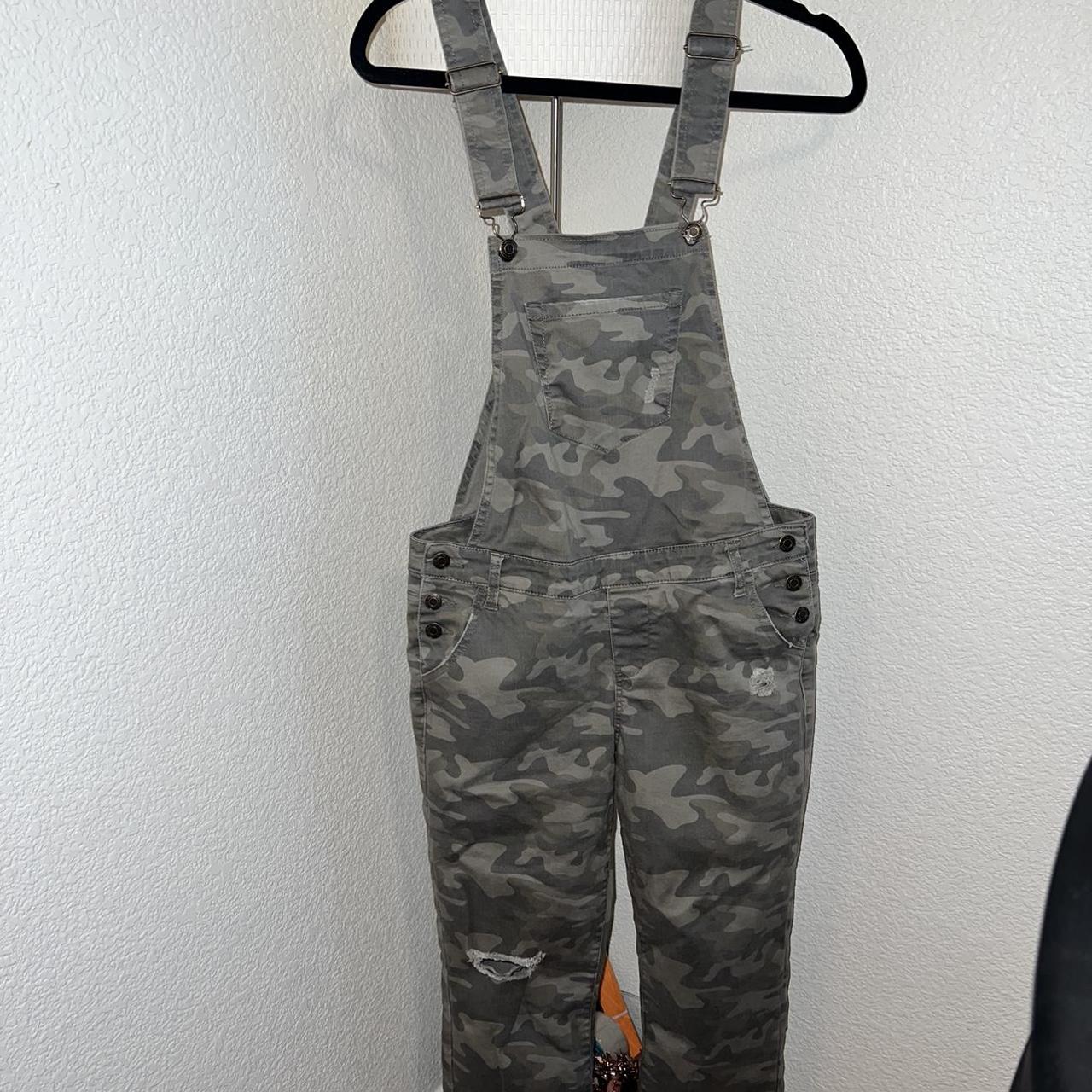 Slim-fit Cute Overalls With one cut in the knees... - Depop