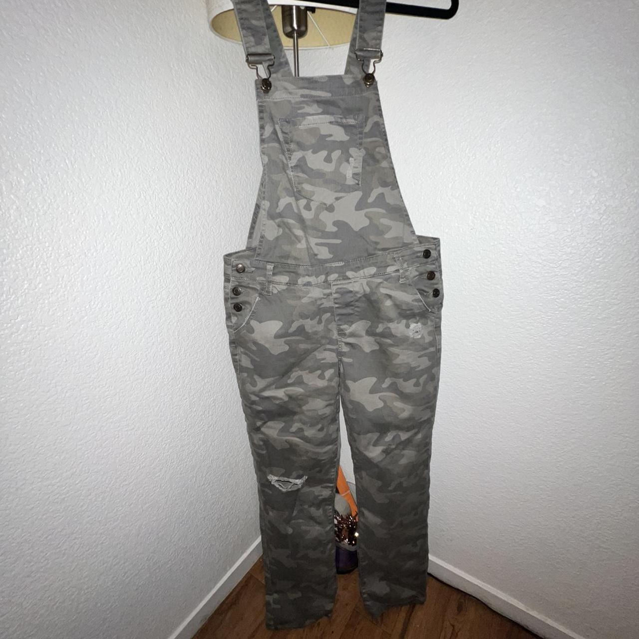 Slim-fit Cute Overalls With one cut in the knees... - Depop