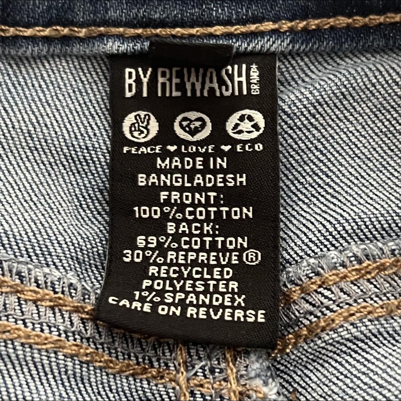 rewash denim shorts - size 1 / 25" - no flaws... - Depop