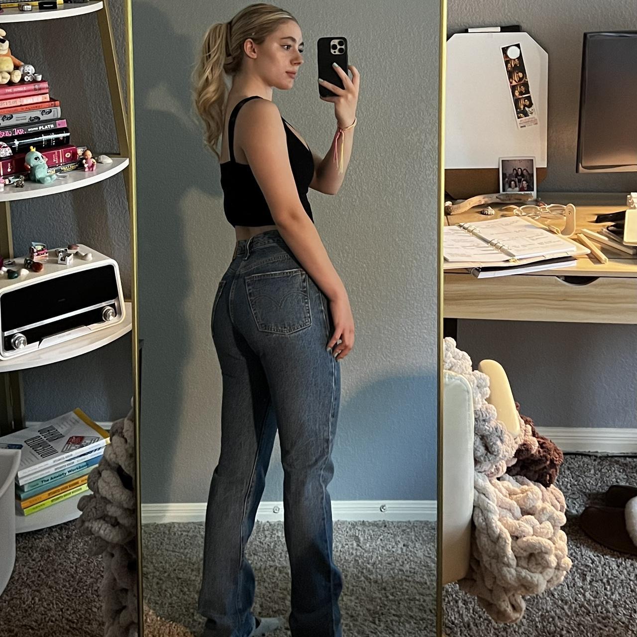 Levi 501 jeans Only worn a couple times but in... - Depop