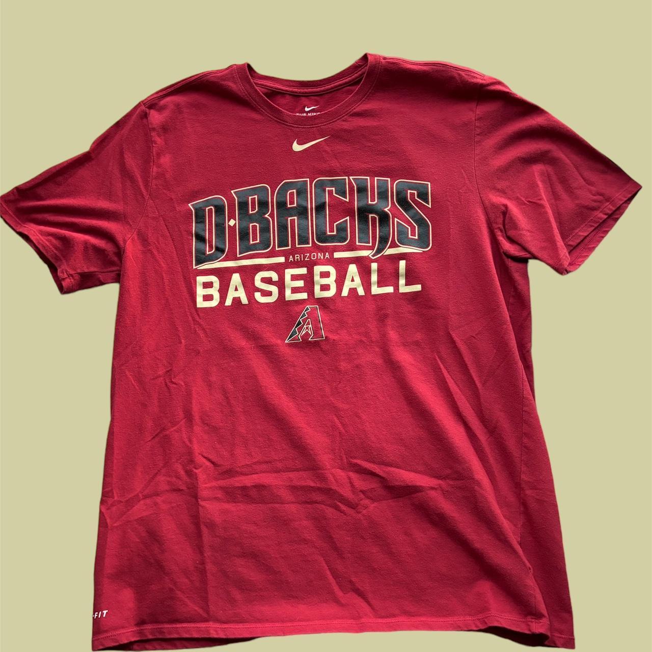 Nike D-Backs Baseball T-shirt Tagged men’s XL Fits... - Depop