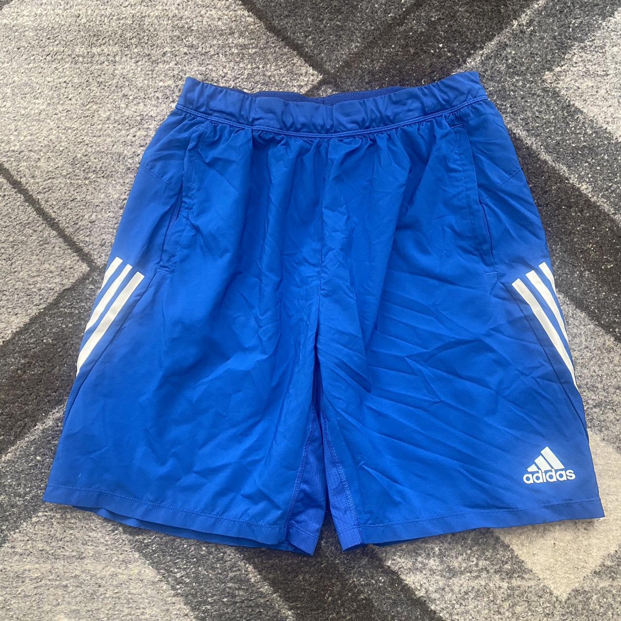 Adidas 9” Aeroready Training Shorts in Blue -... - Depop