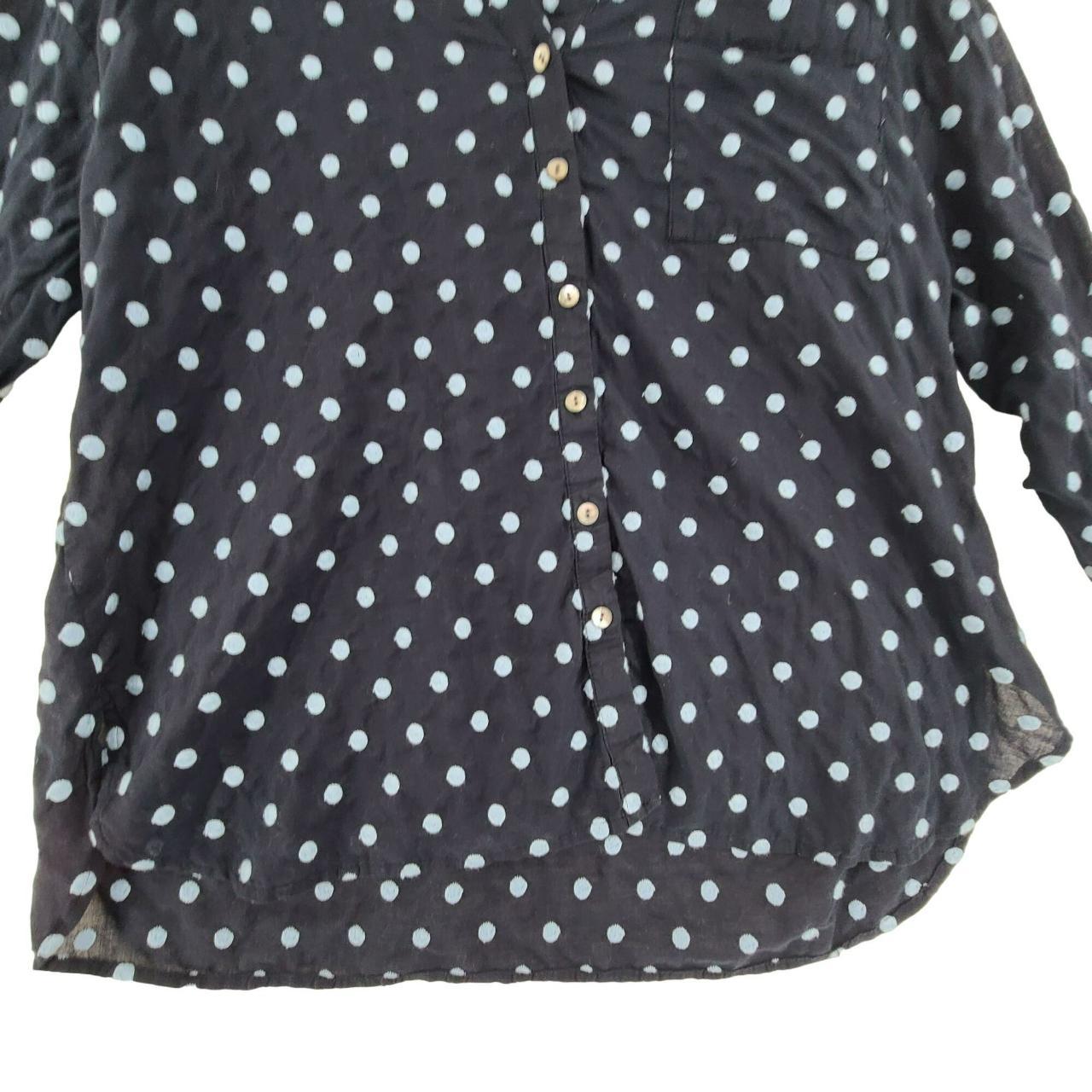 J Jill Womens Long Sleeve Button Up Shirt Size Depop
