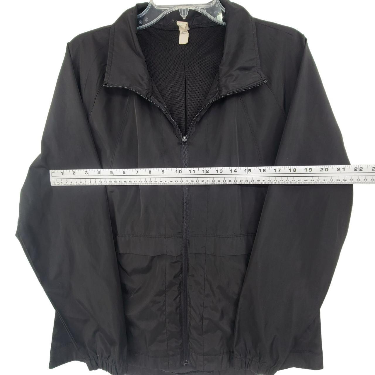 Apana Women's Lightweight Zippered Jacket Black Size... - Depop