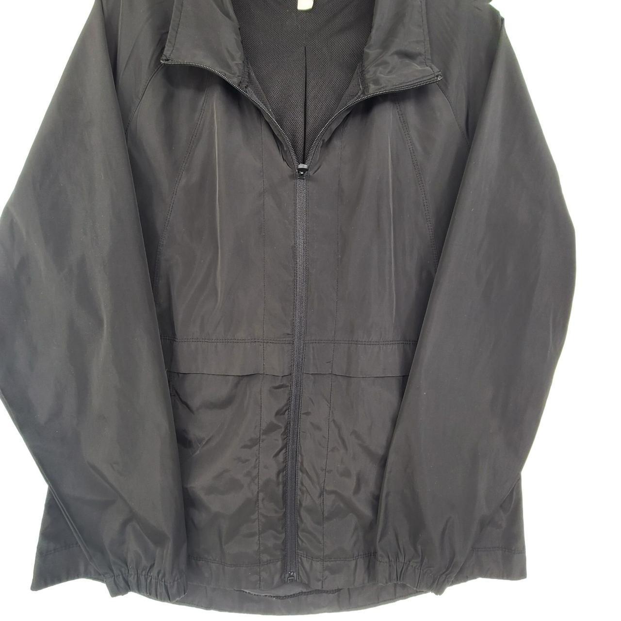 Apana Women's Lightweight Zippered Jacket Black Size... - Depop