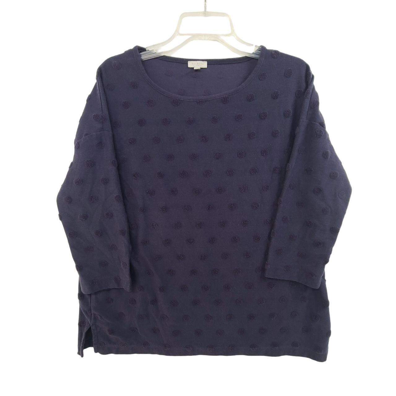 Talbots Factory Women's Long Sleeve Pullover Top ... - Depop