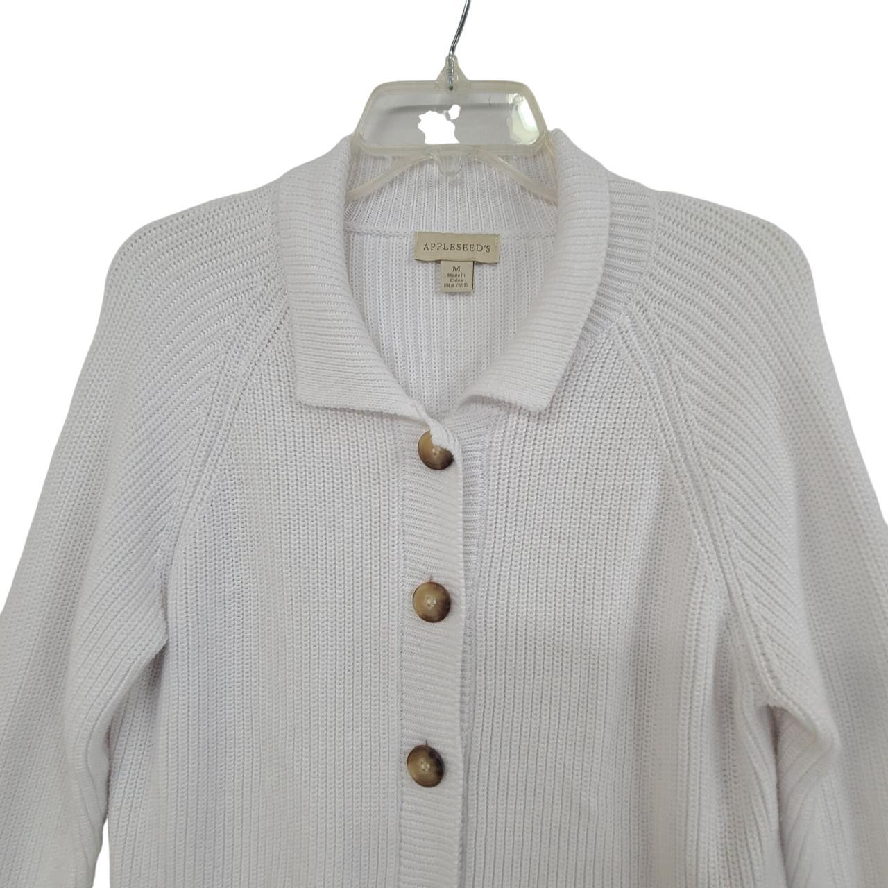 Appleseed's Women's Button Up Knit Cardigan Sweater... | Depop