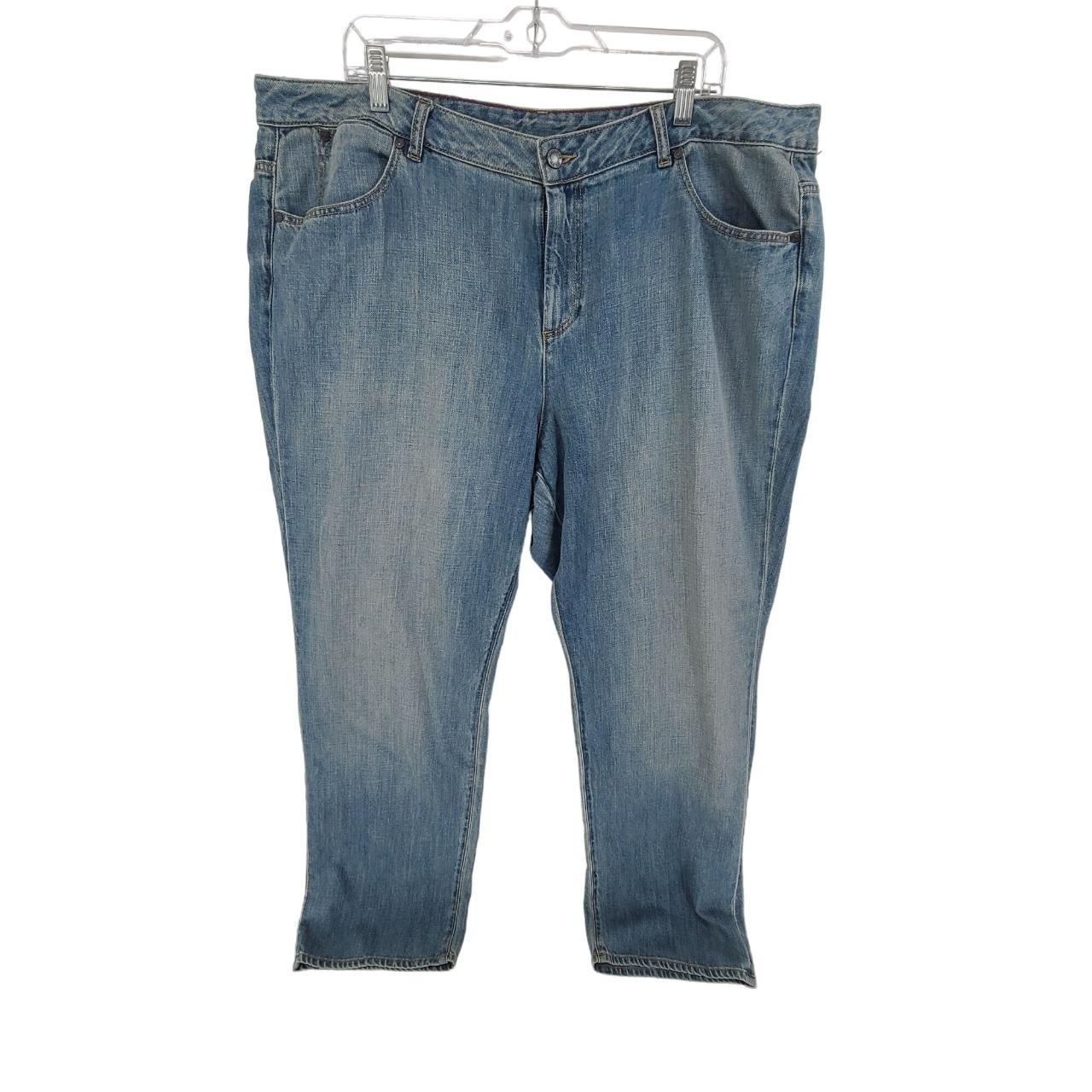 Talbots NWT Women's Heritage Straight Leg Jeans Blue... - Depop