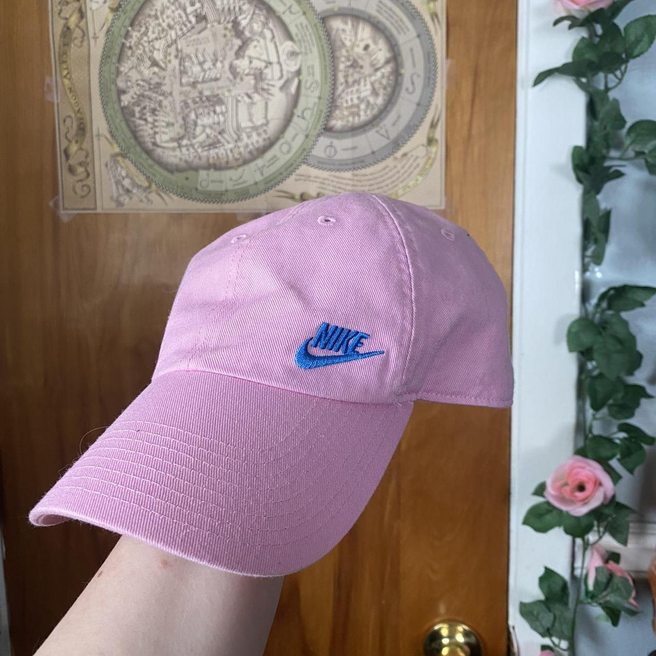 Pink Nike baseball hat - Depop