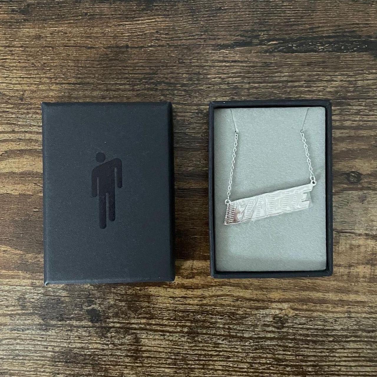 racer logo billie eilish necklace • new and in... - Depop