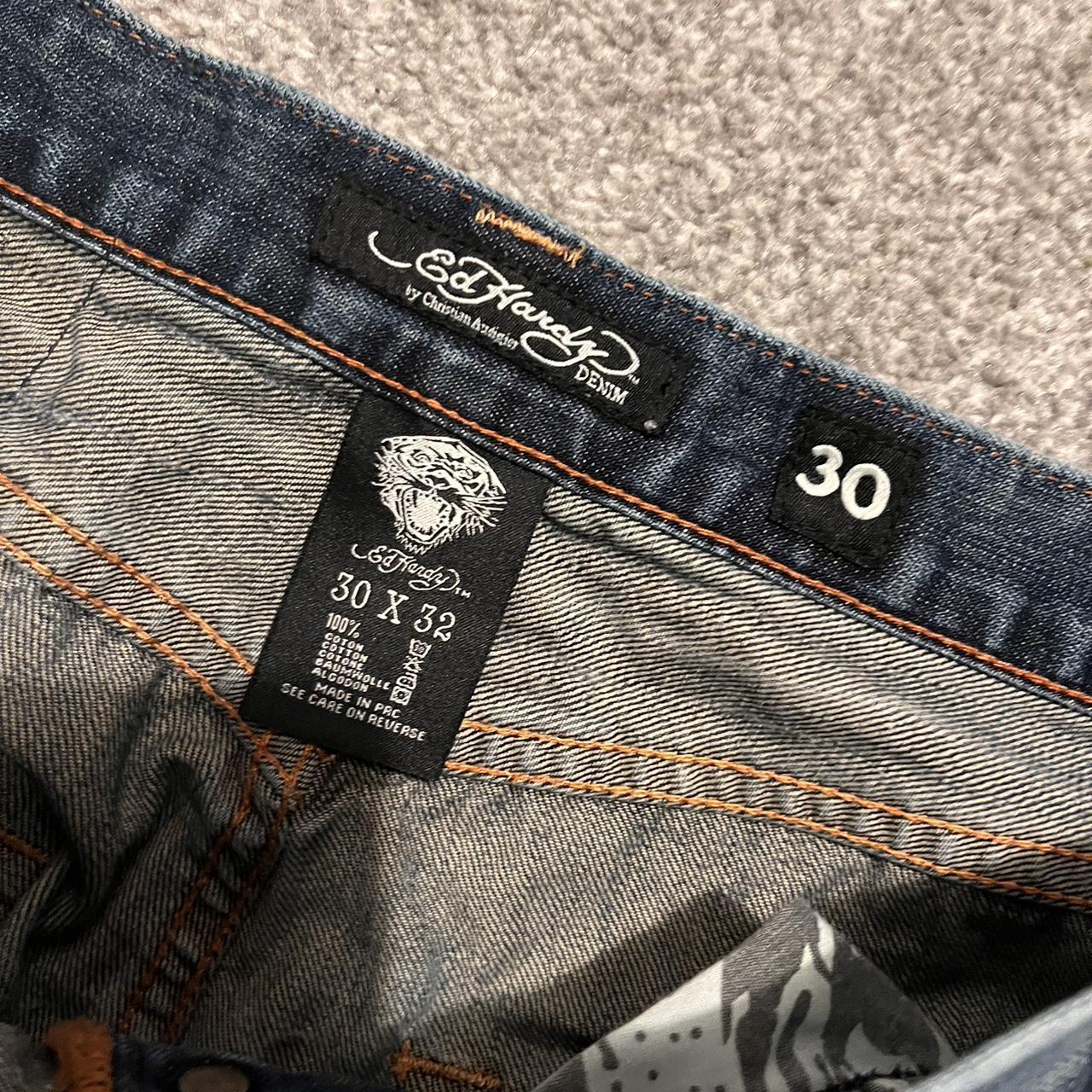 Ed Hardy Vintage Jeans 30” #Edhardy... - Depop